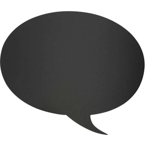 Securit chalkboard taleboble 53x31 cm sort - Daarbak Redoffice A/S