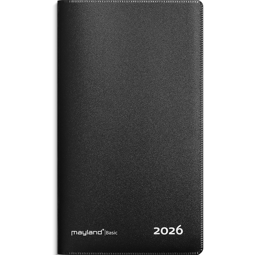 Mayland 2026 26090100 Basic kalender 17,3x9,8cm sort - Daarbak ...
