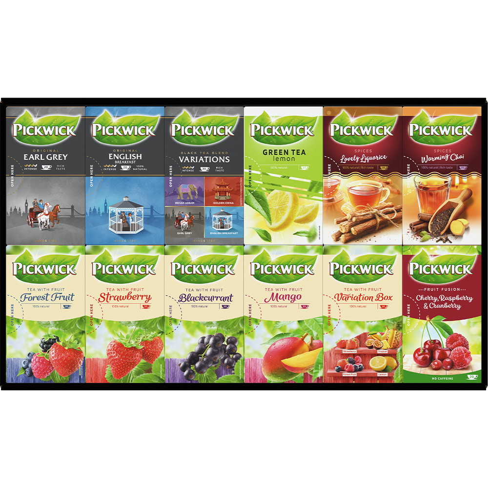 Pickwick teboks 12 x 20 breve - Daarbak Redoffice A/S